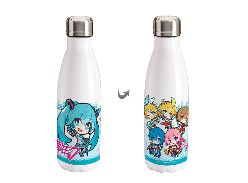 Μπουκάλι Miku + Gang (500ml) | Vocaloid / Hatsune Miku | OtakuStore.gr