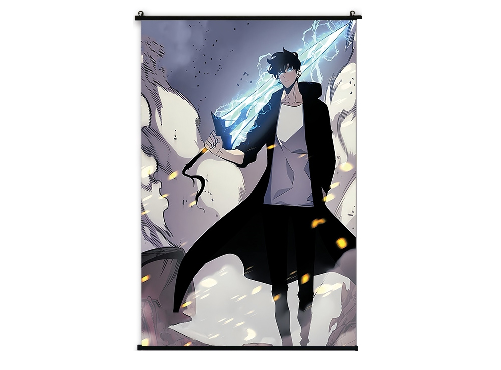 Jinwoo Wall Scroll (Greatsword 60x90) | Solo Leveling | OtakuStore.gr